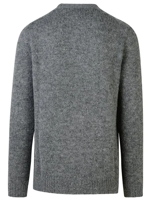 JIL SANDER Alpaca Blend Sweater - Gray