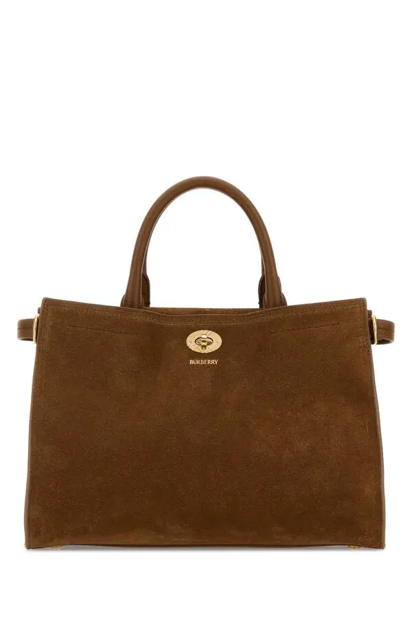 Burberry Small Cotswolds Handbag In Suede