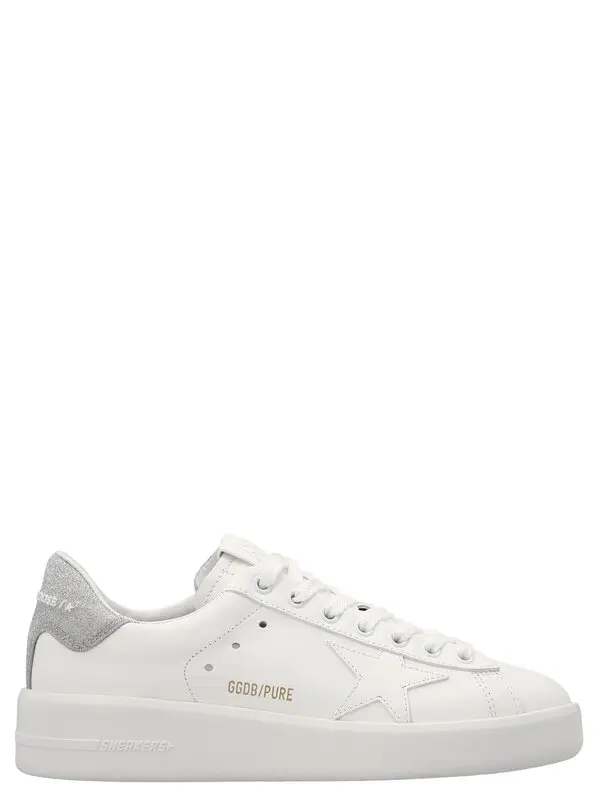 GOLDEN GOOSE Pure Star Sneakers - Silver
