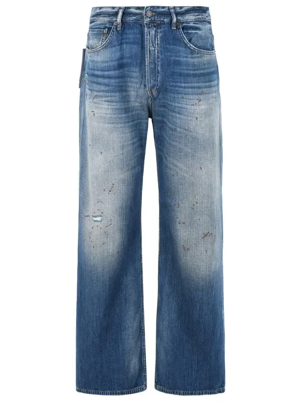 Acne Studios Straight Leg Denim Jeans - Blue