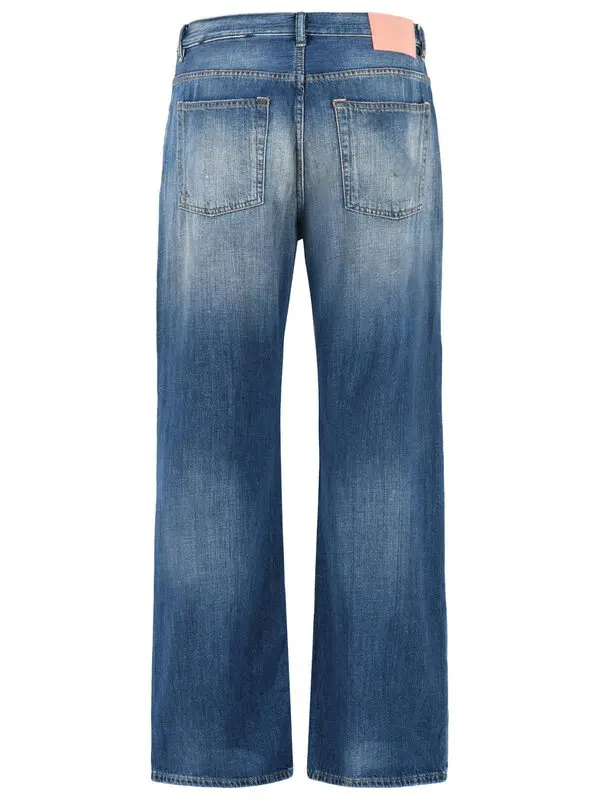 Acne Studios Straight Leg Denim Jeans - Blue
