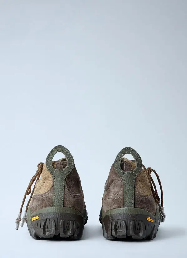 Our Legacy Gabe Suede And Mesh Hiking Sneakers - Cream