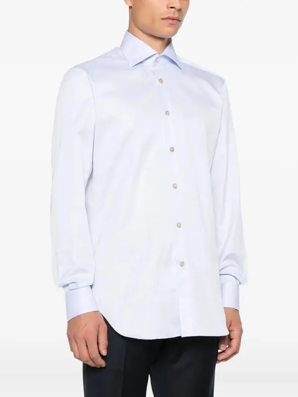 Kiton Cotton Shirt - Blue