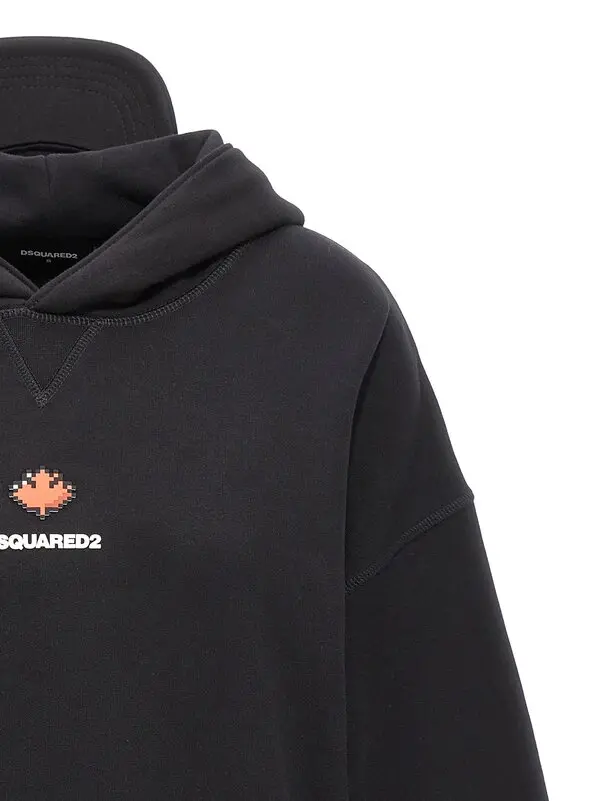 Dsquared2 Herca" Cotton Hoodie With Printed Logo