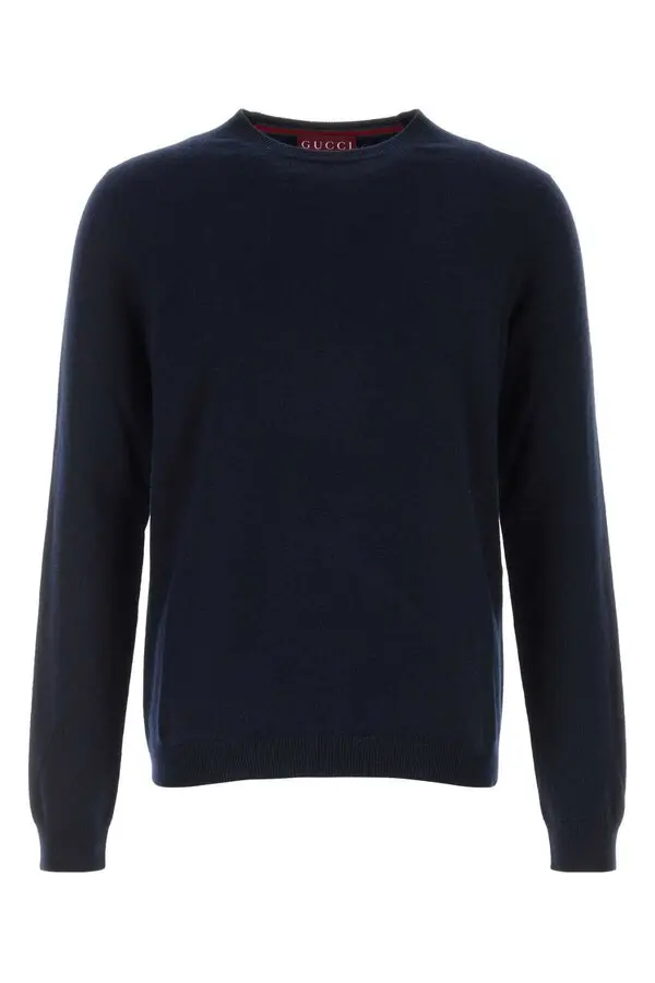Gucci Midnight Cashmere Pullover Sweater - Blue