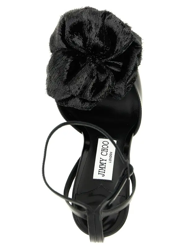 JIMMY CHOO Mimmi Sandals With 3d Flower Detail