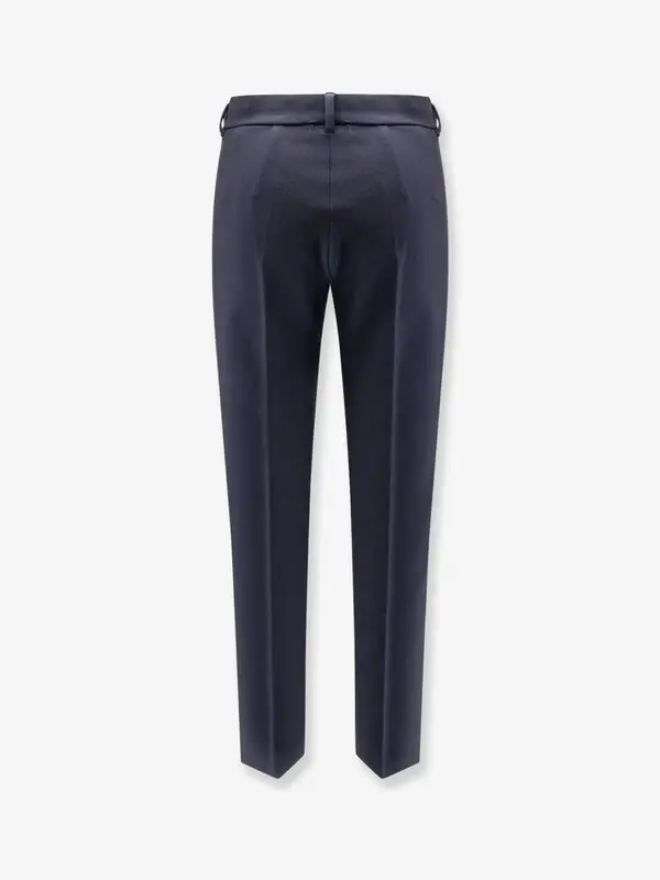 Max Mara Womanita Cotton Blend Trousers - Multicolor