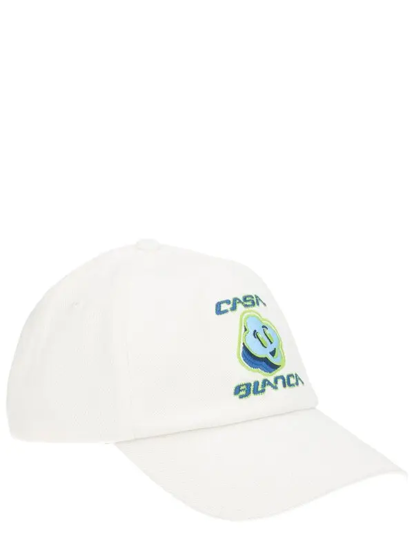 Casablanca Embroidered Logo Baseball Cap