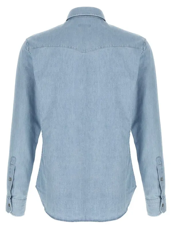 TOM FORD Western' Shirt - Blue