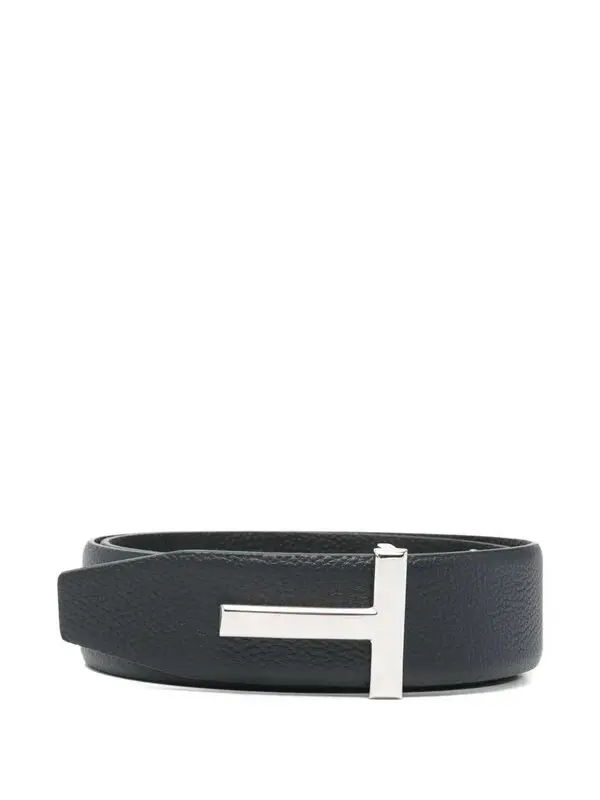 TOM FORD Belt With T-bar Closure - Blue