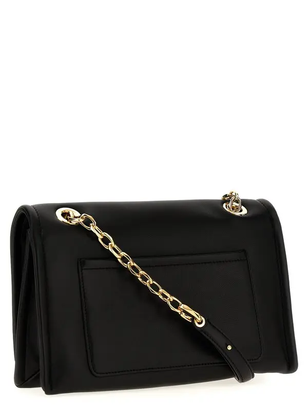 Valentino Garavani Vlogo Chain Shoulder Bag - Black