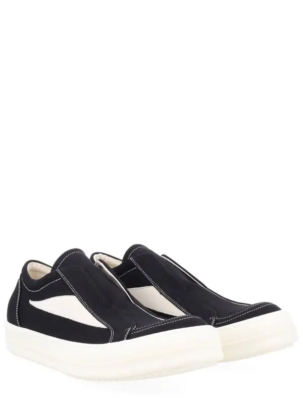 Rick Owens Laceless Vintage Sneakers - Black
