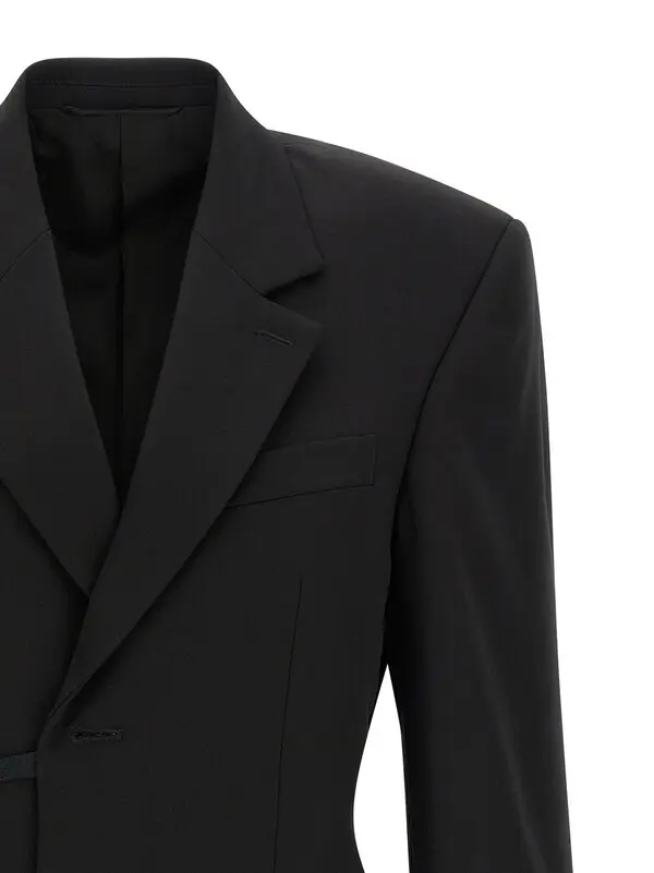 Balenciaga Wrap Tailored Single-breasted Blazer