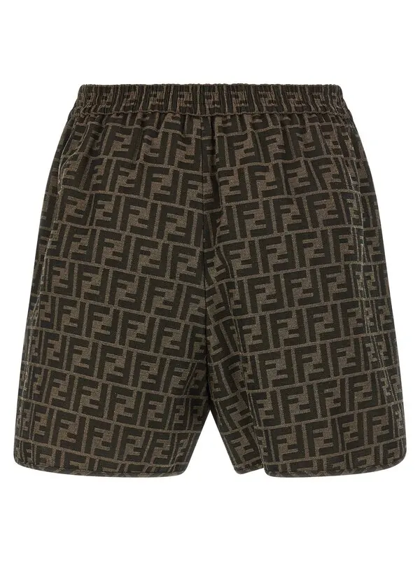 Fendi Ff Jacquard Shorts