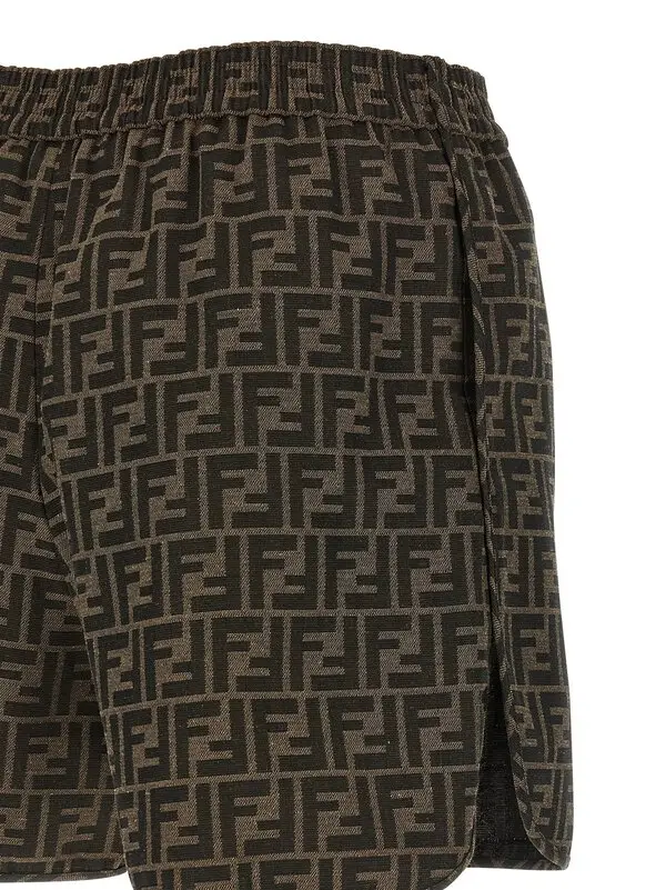 Fendi Ff Jacquard Shorts