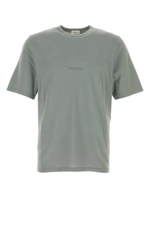 Saint Laurent Sage Cotton T-shirt