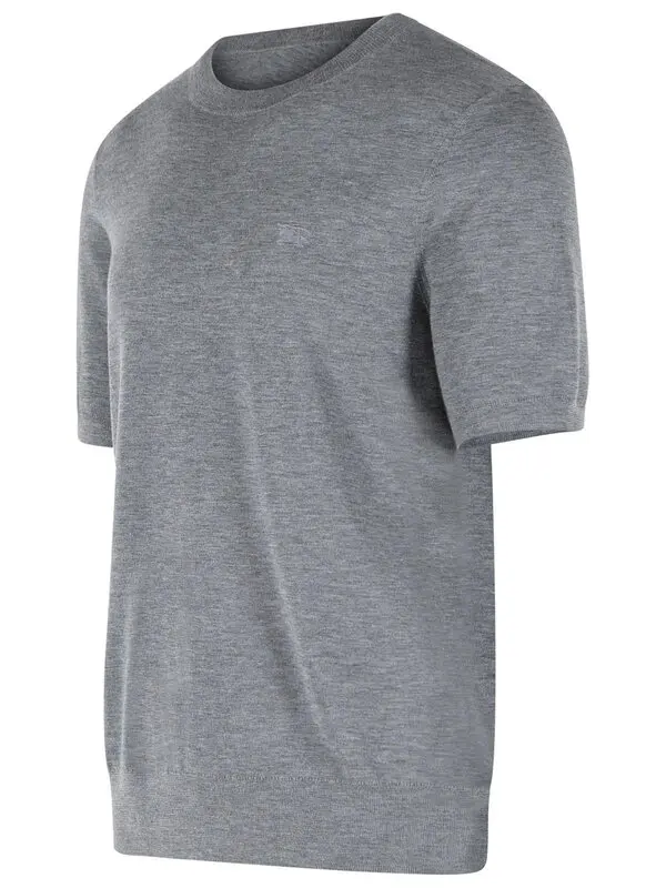 Burberry Tom' Grey Cashmere T-shirt - Gray