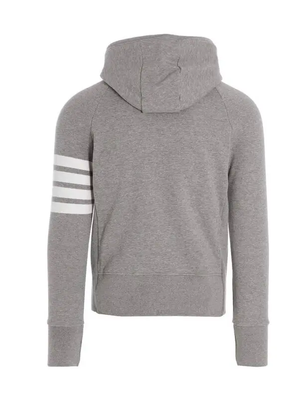 Thom Browne 4-bar Zip Hoodie