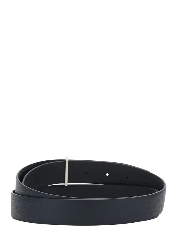 TOM FORD Grained Leather Belt With T Buckle Closure - Multicolor