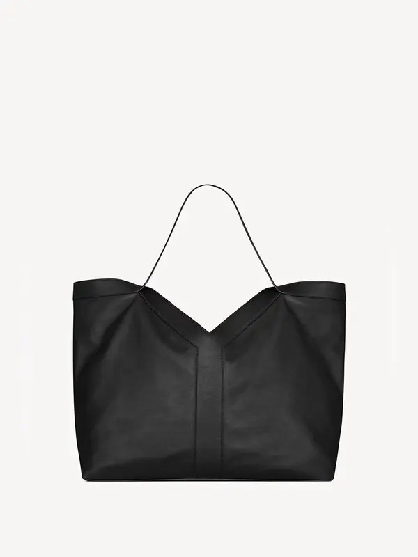 Saint Laurent Large Calf Leather Tote