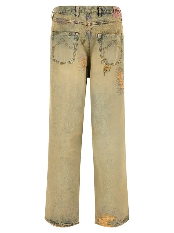 Kenzo Kuroki Denim Jeans - Yellow