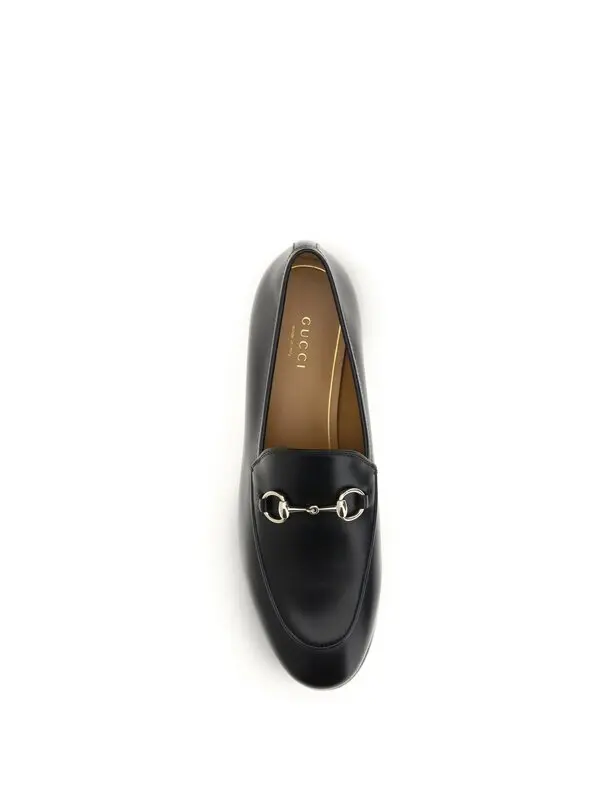 Gucci Jordaan Loafers With Horsebit Detail - Black