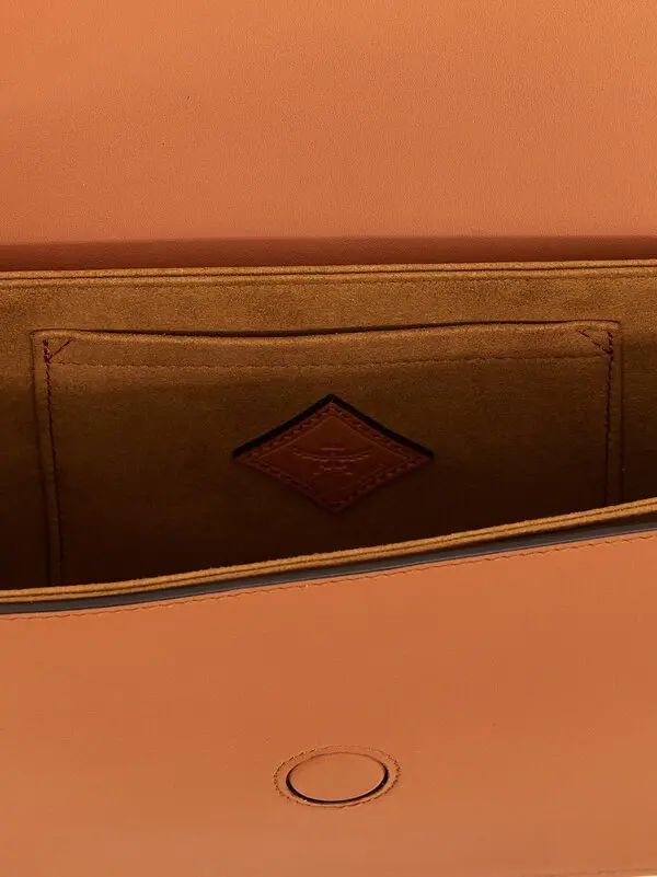Mcm Himmel Leather Crossbody Bag