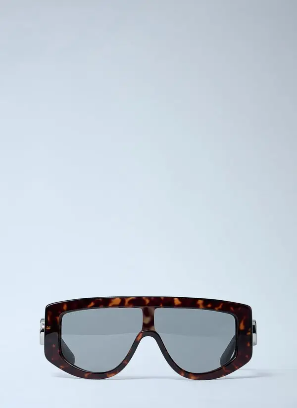 Gucci Rectangle Sunglasses With Side Logo Motif