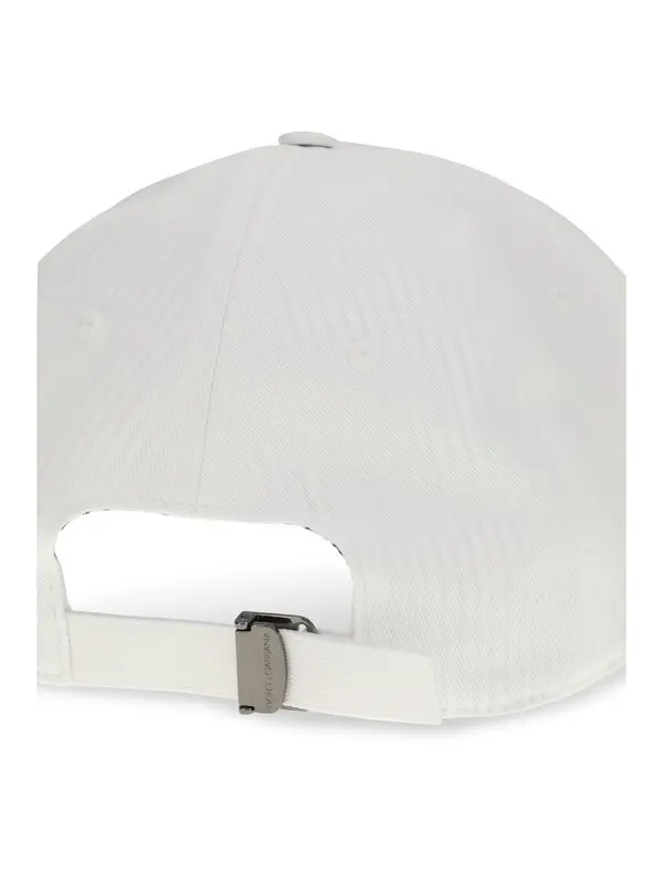 Dolce & Gabbana Cotton Baseball Cap - White