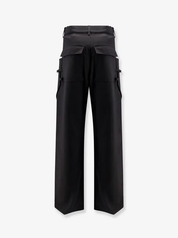 Rick Owens Stefan Cargo Virgin Wool Trousers - Multicolor
