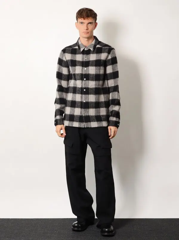 Rick Owens Stefan Cargo Virgin Wool Trousers
