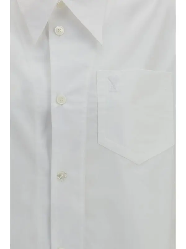 AMI Paris De Coeur Shirt - White