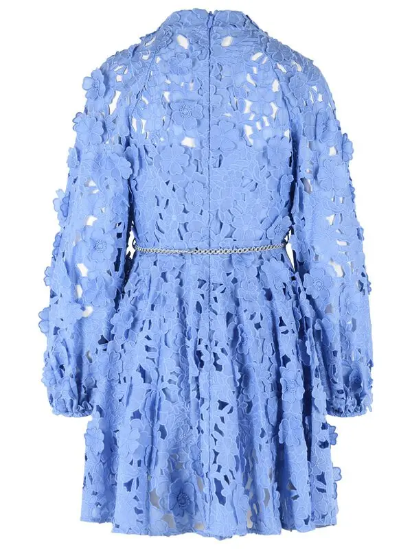 Zimmermann Patience Cotton Long Sleeve Mini Dress - Multicolor