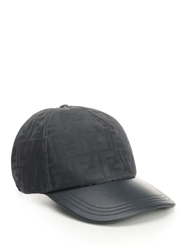 Fendi Ff Monogrammed Baseball Cap