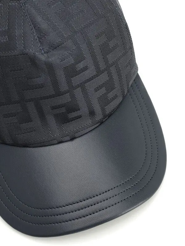 Fendi Ff Monogrammed Baseball Cap