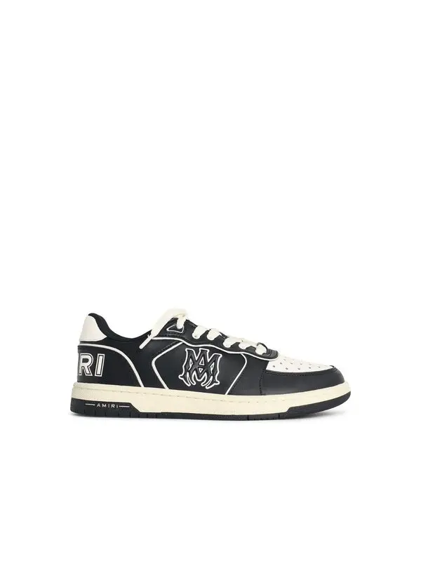 Amiri Newport Leather Blend Sneakers - Black