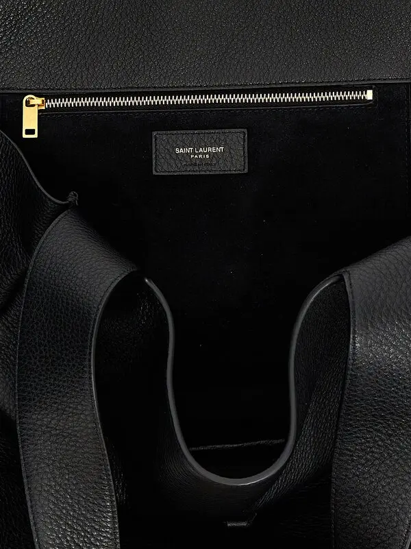 Saint Laurent Le 5 À 7 Bea Shopping Bag - Black