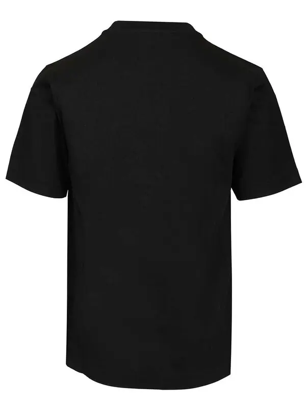 Burberry Cotton T-shirt With Knight Stamp