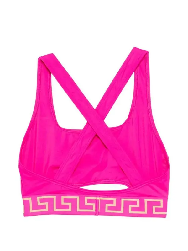 Versace Logo Bikini Top