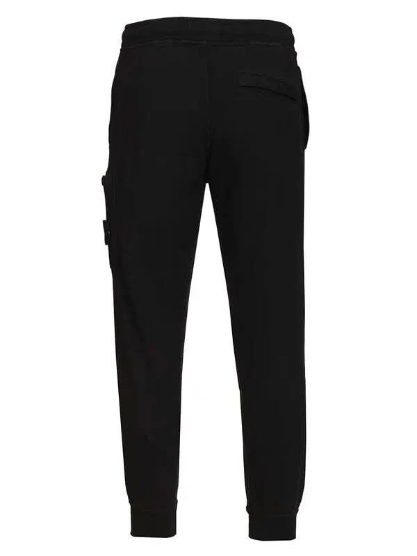 Stone Island Fleece Jogger Pants - Black