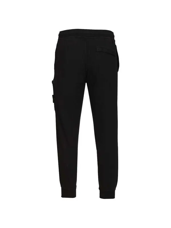 Stone Island Fleece Jogger Pants - Black