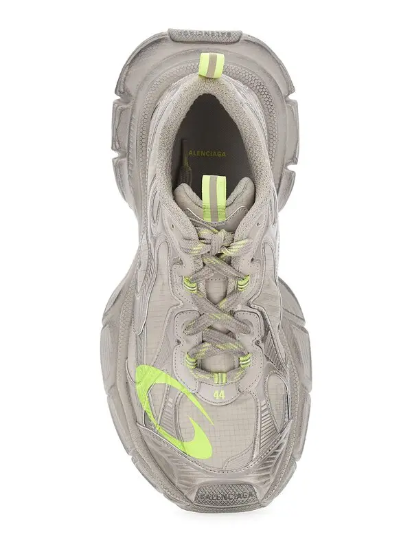 Balenciaga 3xl Low Top Sneakers With Logo Detail - Multicolor