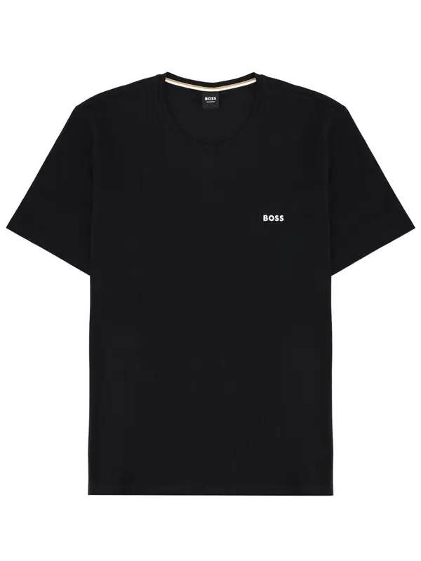 BOSS T-shirt With Logo - Black