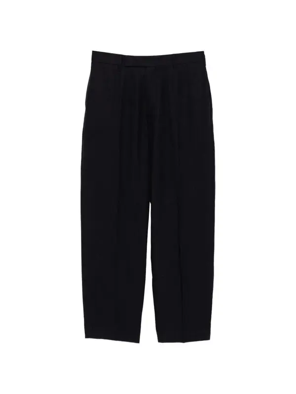 Paul Smith Linen Pleated Trousers - Blue