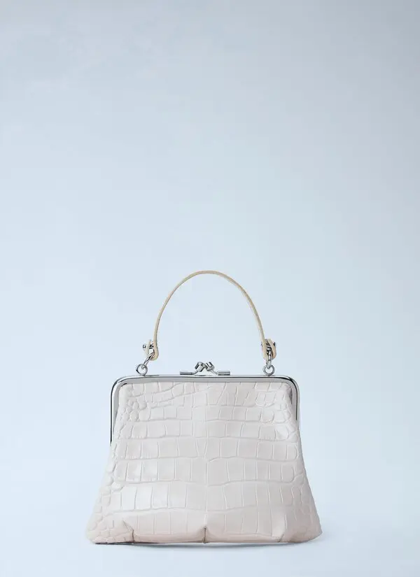 VIVIENNE WESTWOOD Granny Frame Purse - White