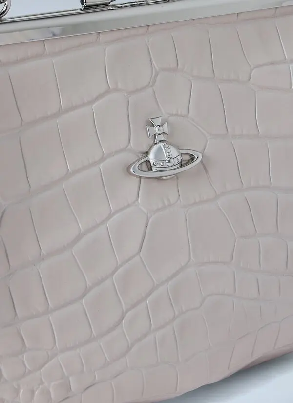 VIVIENNE WESTWOOD Granny Frame Purse - White