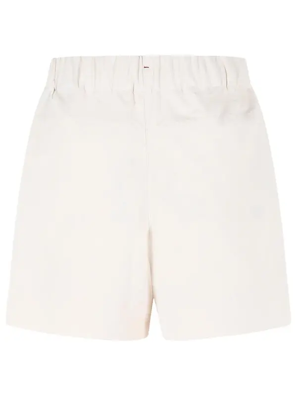 Moncler Technical Froissé Shorts - White