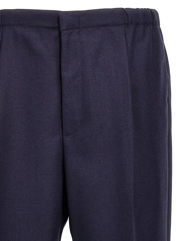 Fendi Cool Wool Trousers - Blue