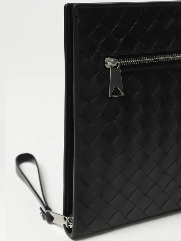 Bottega Veneta Woven Calfskin Leather Briefcase