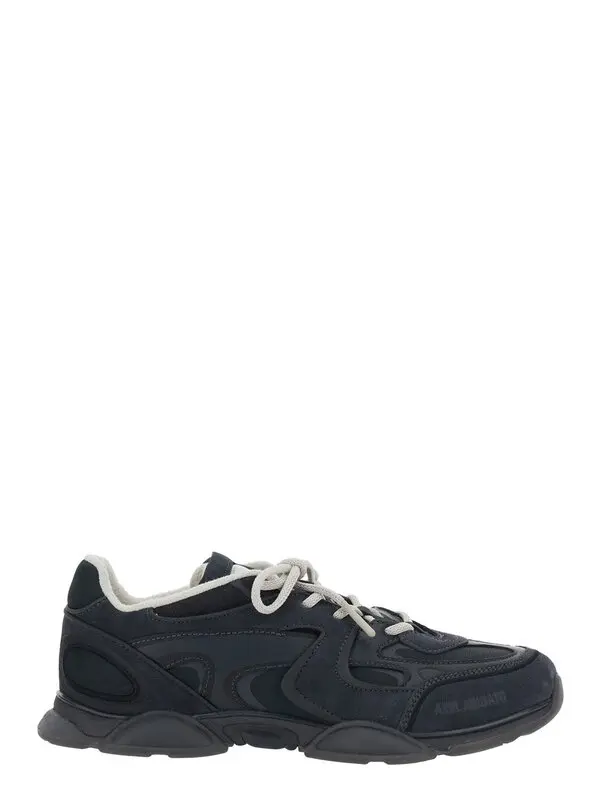 Axel Arigato Leather And Tech Fabric Low Top Sneakers - Multicolor